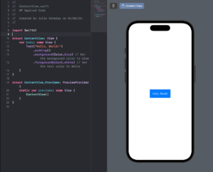 Set background color of a SwiftUI label – Julio Ornelas